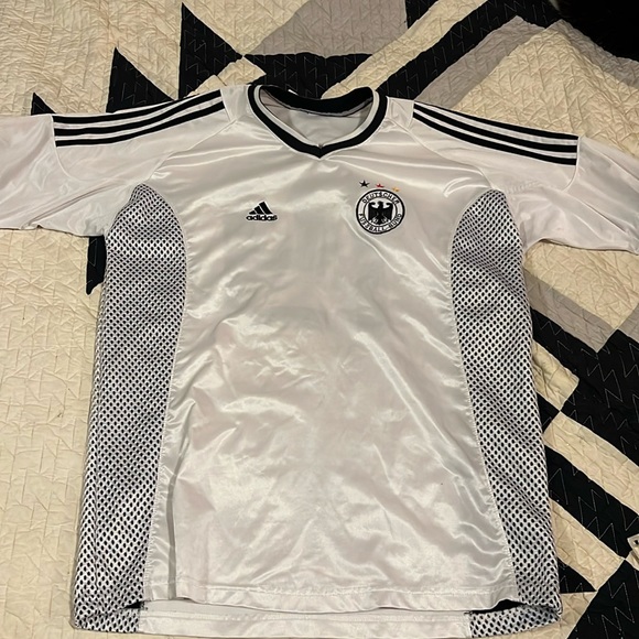 adidas | Shirts | Adidas Germany Deutscher Fussball Bund Jersey 9 Large ...